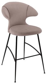 Barová židle Time Flies Barva nohou:: černá, barva potahu:: růžová