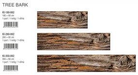 DIMEX | Fototapeta do kuchyně Kůra stromu KI-180-062 | 180 x 60 cm | hnědá
