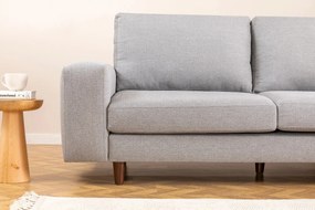 Hanah Home Rohová pohovka BERLIN světle šedá pravá