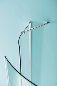 Polysan, ZOOM LINE čtvrtkruhová sprchová zástěna 900x900mm, čiré sklo, pravá, ZL2615R