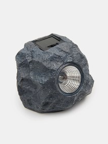 Sinsay - Zahradní solární LED lampa ve tvaru kamene - šedá
