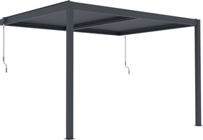 Bioklimatická pergola G21 Trenton 4x3 m, antracitová hliníková