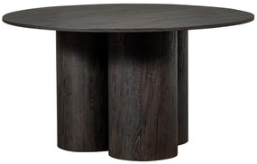 Hoorns Tmavě hnědý jídelní stůl Nooah 120 cm
