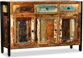 Příborník masivní recyklované dřevo 120 x 35 x 76 cm 243984