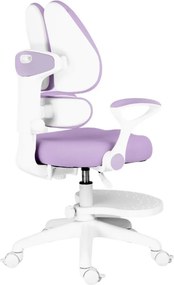 Dětská rostoucí židle Neoseat KIDDY TWO — látka, pratelný potah, fialová
