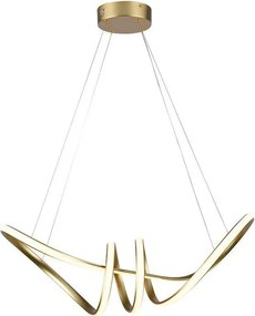 LED Solution Zlaté závěsné LED svítidlo designové 72cm 24W 8011