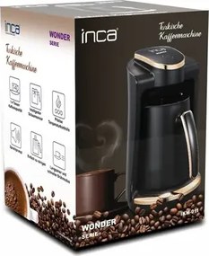 INCA TURBO Wonder Touch-Control černá / Kávovar / dotykové ovládání
