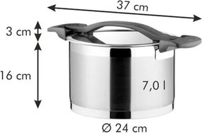TESCOMA Hrnec ULTIMA s poklicí ø 24 cm, 7,0 l