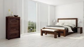 Postel Postelia MODENA Buk 180x200 - dřevěná postel z masivu o šíři 12x8 cm