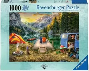 Ravensburger Puzzle Klid v kempu / 1000 dílků / od 14 let