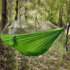 Ultralehká houpací síť 2v1 AntiMosquito s příslušenstvím