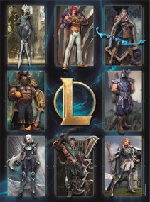 Clementoni - Puzzle 500 LEAGUE of Legends