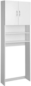 Aqualine, SIMPLEX ECO skříňka za pračku 63x25x190cm, bílá, SIME715