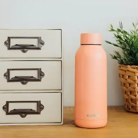Quokka Solid broskvová / Nerezová termoláhev / 510 ml / dvouplášťová