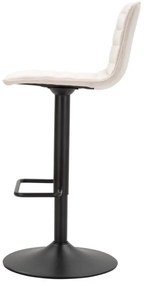 Designová barová otočná židle Camaxtli bílá