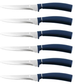 BERLINGERHAUS Sada steakových nožů 6 ks Aquamarine Metallic Line BH-2812