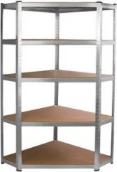 Rohový regál kovový FIELDMANN FDR 1840R 5polic 180x90x40mm 50003816