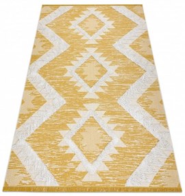 Kusový koberec Romba žlutý 117x170cm