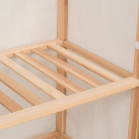 Šatní skříň s 3 policemi 79 x 40 x 170 cm 247107