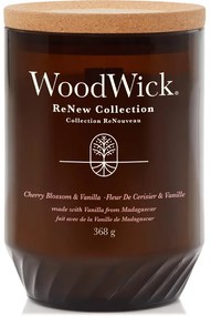 WoodWick – ReNew svíčka Cherry Blossom & Vanilla (Třešňový květ a vanilka) Velikost: velká 368 g