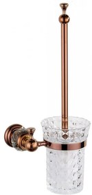 Mexen Estela WC kartáč, růžové zlato - 7011550-60
