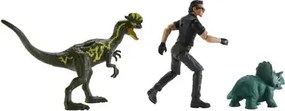 Mattel Jurassic World ian malcolm s dinosaury a doplňky / od 4 let