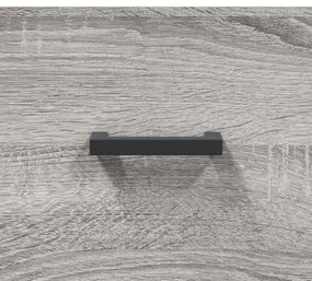 Skříň highboard šedá sonoma 69,5 x 31 x 115 cm kompozitní dřevo