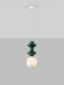 Jasper-bílý designový lustr Clio