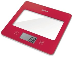 Sencor | Sencor - Digitální kuchyňská váha 1xCR2032 červená | FT0857