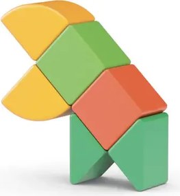 GEOMAG Magnetická stavebnice Magicube Shapes / 6 dílků / od 12 měsíců