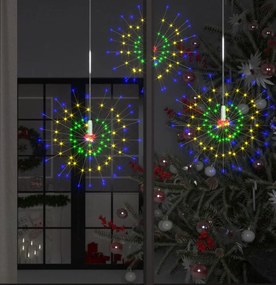 vidaXL Venkovní vánoční ohňostroje 10 ks 20 cm 1 400 LED diod [328603] Barva: Vícebarevný