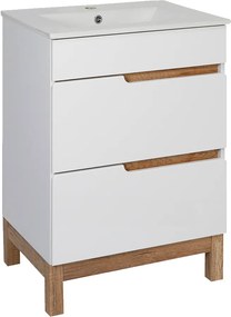 Comodo Koupelnová skříňka s keramickým umyvadlem Spok 60-2Z