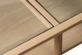 Designový konferenční stolek Dallan 120 cm přírodní dub