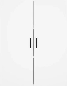 Skříň highboard bílá 69,5 x 34 x 180 cm kompozitní dřevo 3198161
