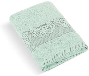 Bellatex Froté ručník a osuška kolekce Orchidea světlá zelená rozměr 50x100 cm