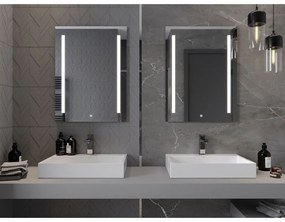 Mexen Remi, LED koupelnové zrcadlo s podsvícením 60x80 cm, 6000K, ochrana proti zamlžování, 9804-060-080-611-00