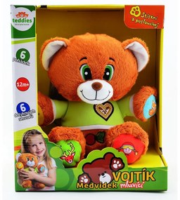 Teddies Mluvící medvěd Vojtík, 30 cm