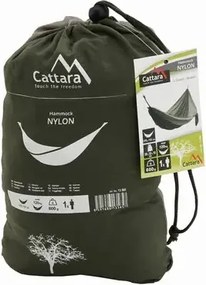 Cattara Houpací síť NYLON 275x137cm zeleno-hnědá