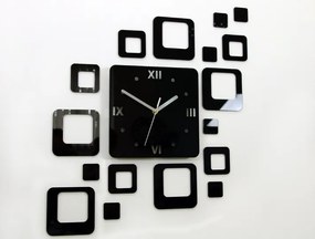 M.Clock Nástěnné akrylové hodiny 52x60cm různé barvy Barva: Modrá