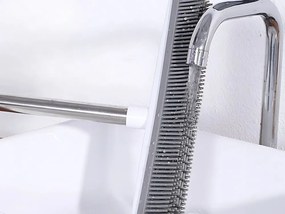 Verk Group Gumovo-silikonový smeták s kovovou rukojetí 120 cm