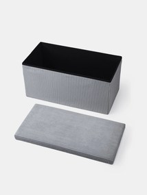 Sinsay - Taburet s úložným prostorem - šedá