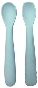 Bo Jungle Silikonové lžičky B-Spoon Shape 2 ks Pastel Blue