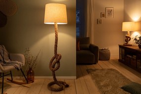 Designová stojací lampa bílá - Stroh