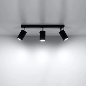 Sollux Lighting Stropní svítidlo RING 3 černé