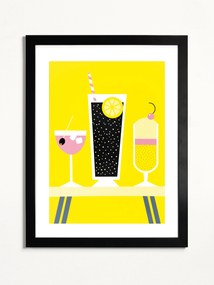 Tereza Marianová | Drinky od maminky Rám: Černý, Velikost: 60 x 40 cm
