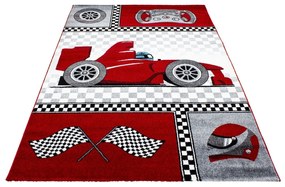 Ayyildiz Dětský kusový koberec KIDS 0460, Červená Rozměr koberce: 140 x 200 cm