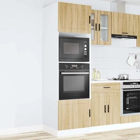 Skříňky na troubu 2 ks "Porto" dub sonoma kompozitní dřevo 3315054