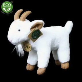 RAPPA Plyšová koza stojící 20 cm / ECO-FRIENDLY / od 0 měsíců