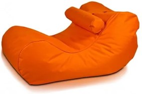 Ecopuf Sedací vak HOGAN - polyester NC9 - Oranžová