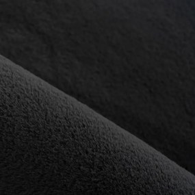 Vopi | Kusový koberec kruh Pouffy 5100 black - Kruh 160 cm průměr